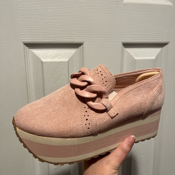 Pierre Dumas | Shoes | Nwot Pierre Dumas Pink Platform Tennis Shoes ...